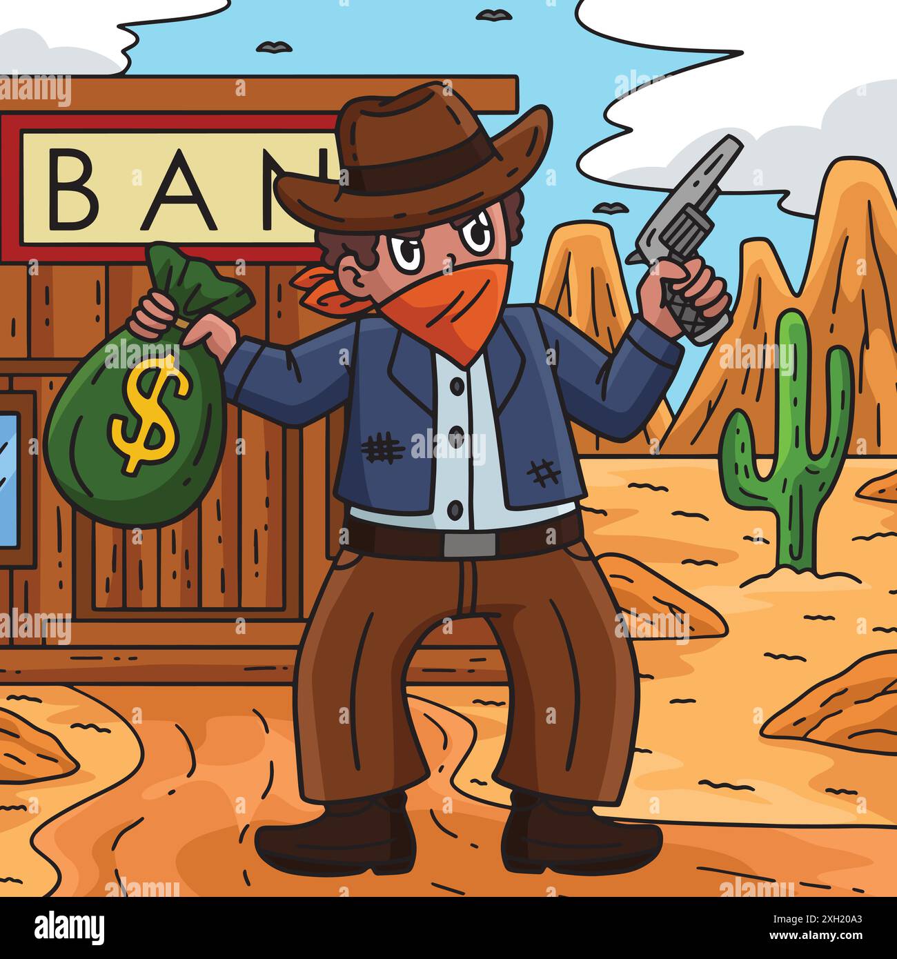 Bandit de dessin animé Banque de photographies et d’images à haute ...