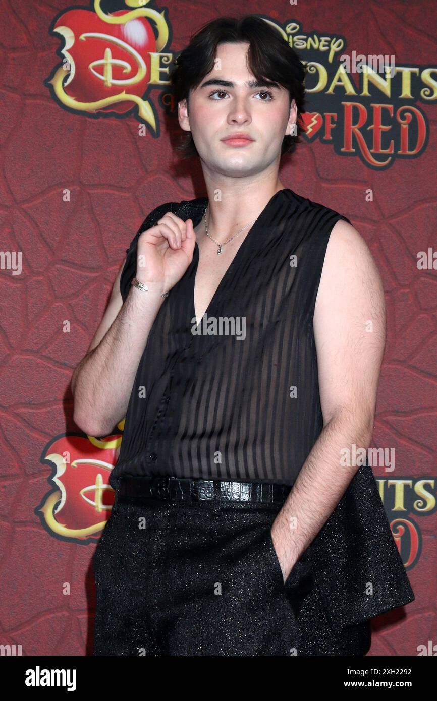 LOS ANGELES - 10 juillet : Joshua Colley à The descendants : The Rise ...