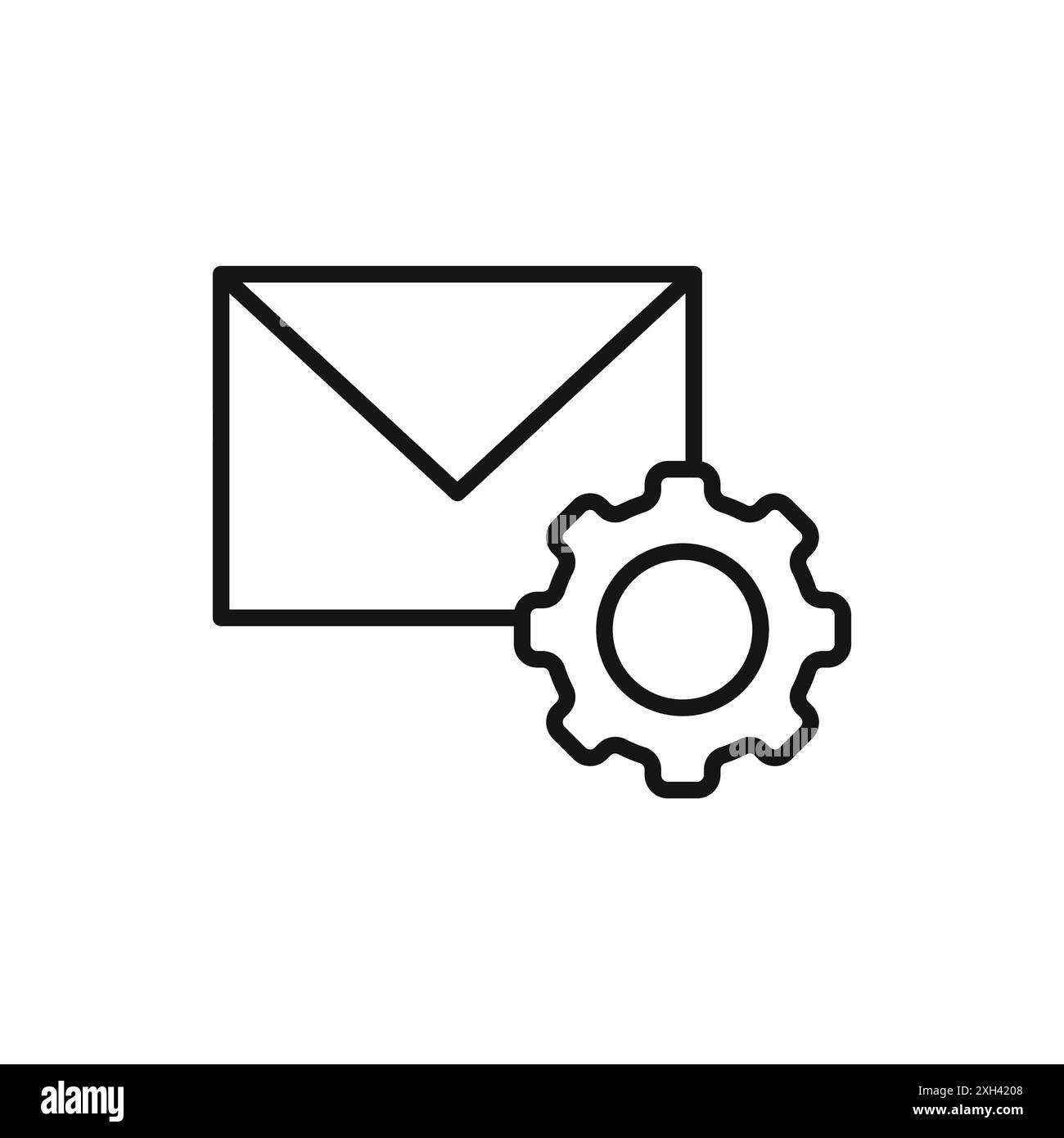 Se connecter au compte de messagerie Banque d'images vectorielles - Alamy