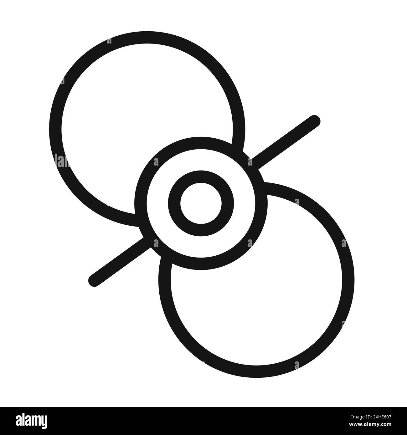 Icône étoile pulsar symbole vectoriel ou ensemble de signes collection dans un contour noir et ...