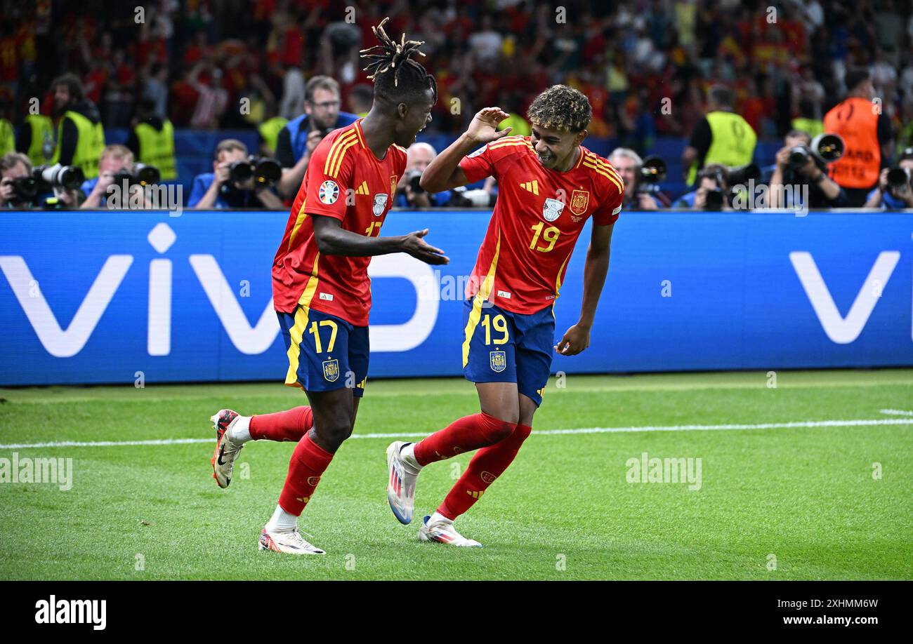 Fussball, Europameisterschaft, EURO 2024, finale, Olympiastadion Berlin : Spanien - England ...