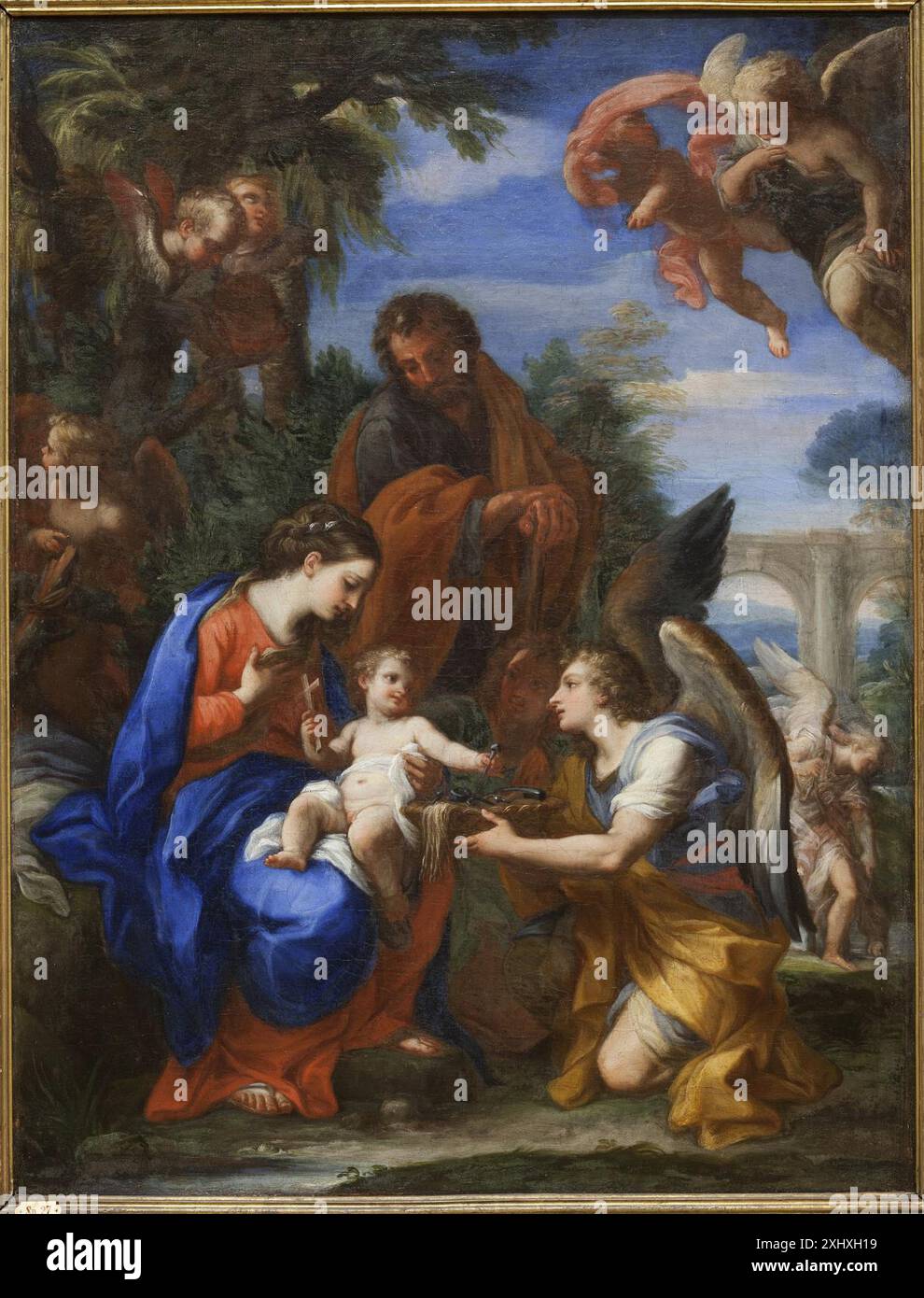 Le reste sur la fuite en Egypte Chiari, Giuseppe Bartolomeo 1654 - 1727 ...