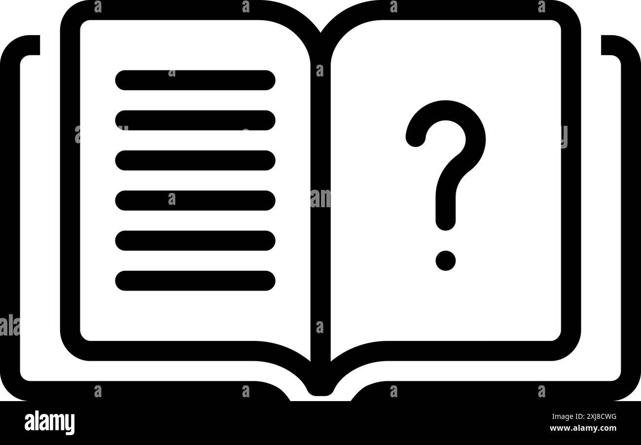 Pourquoi logo Banque d'images noir et blanc - Alamy