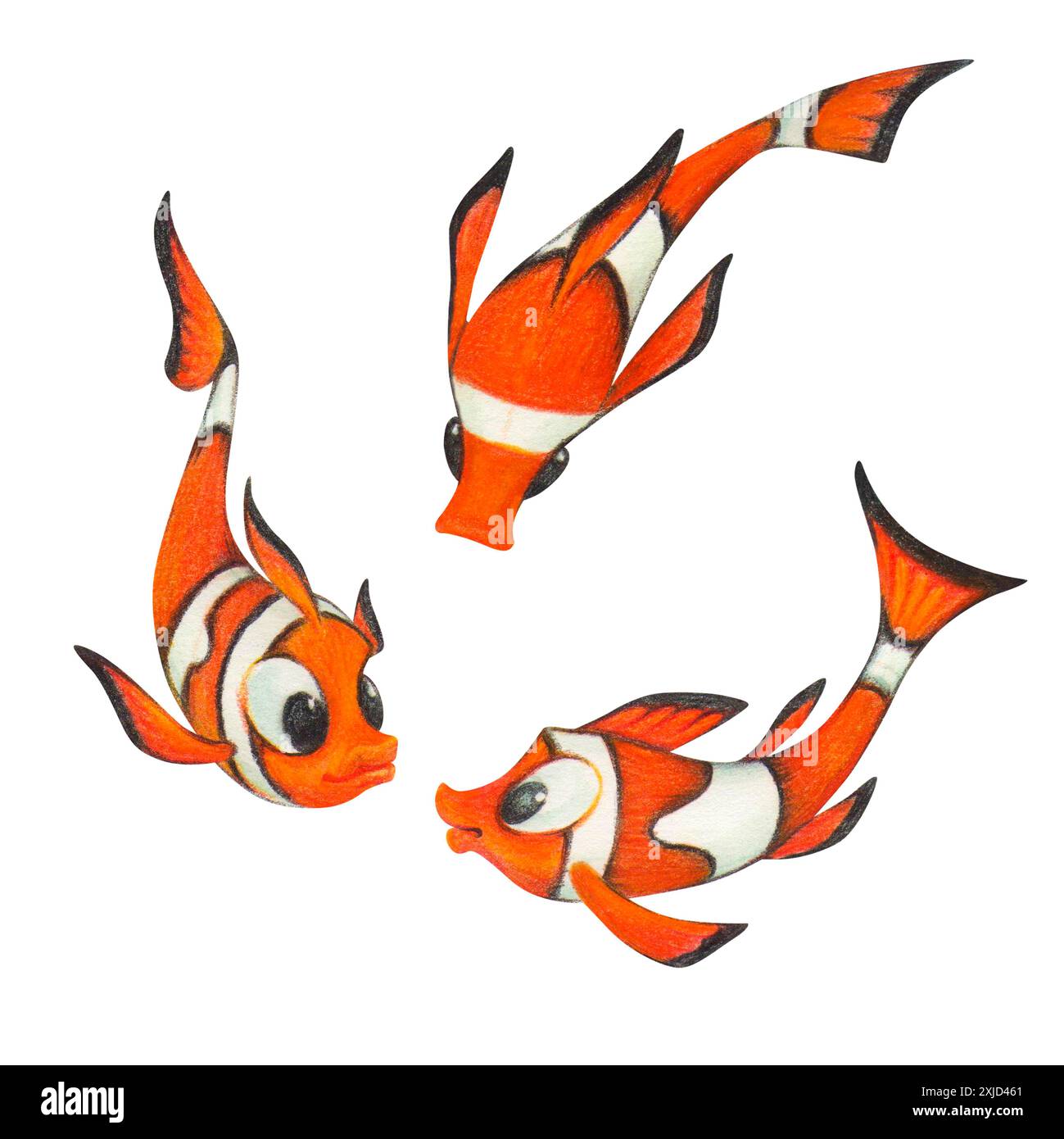 Poisson clown dessin Banque de photographies et d’images à haute ...