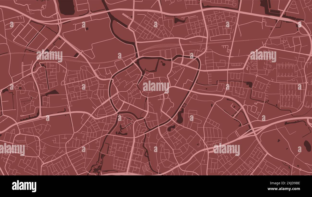 Mapa de la red ferroviaria Banque de photographies et d’images à haute ...