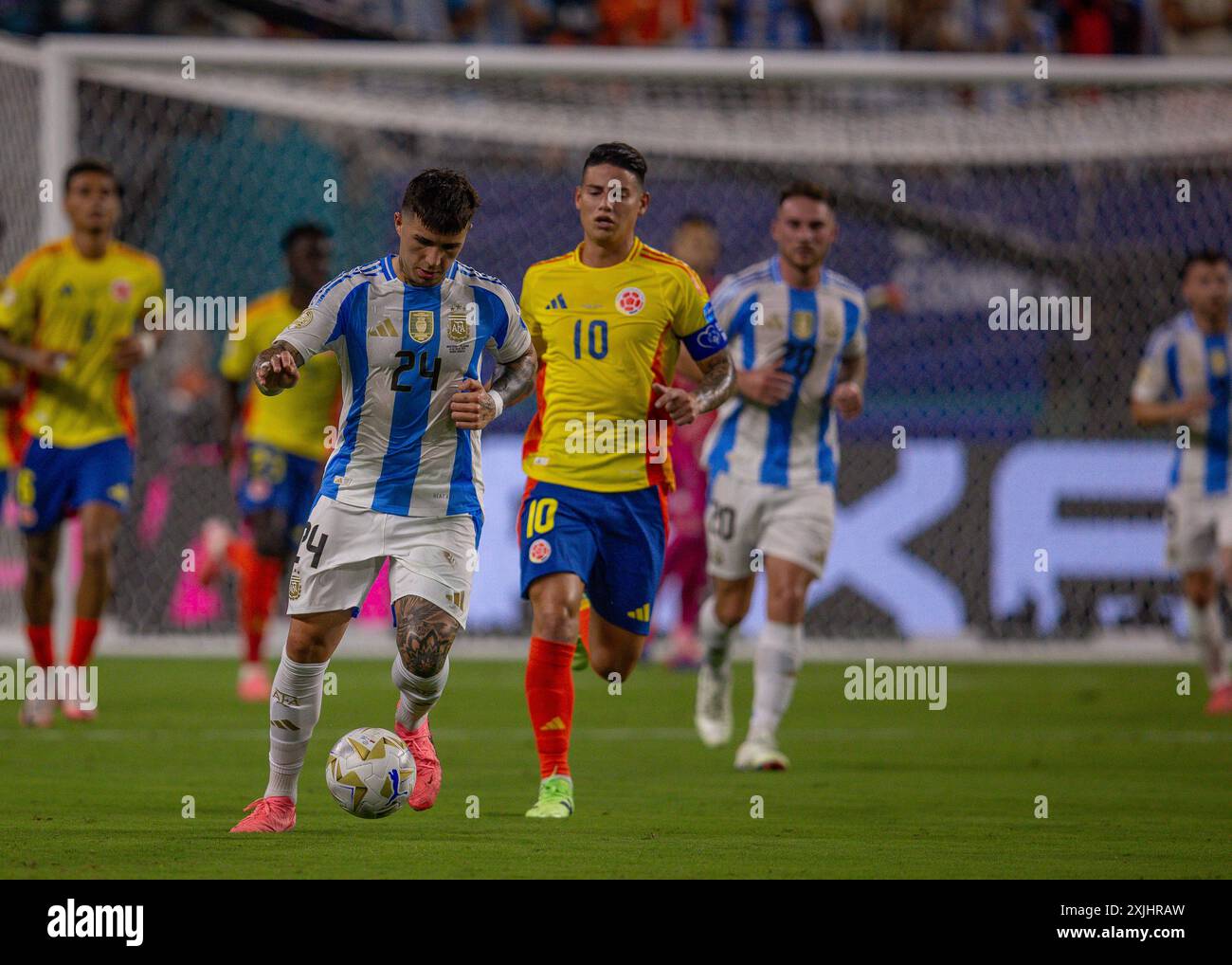 Miami, USA, 14 juillet, CONMEBOL Copa America final 2024, Argentine v ...