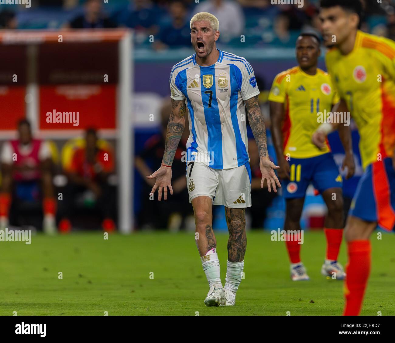 Miami, USA, 14 juillet, CONMEBOL Copa America final 2024, Argentine v ...