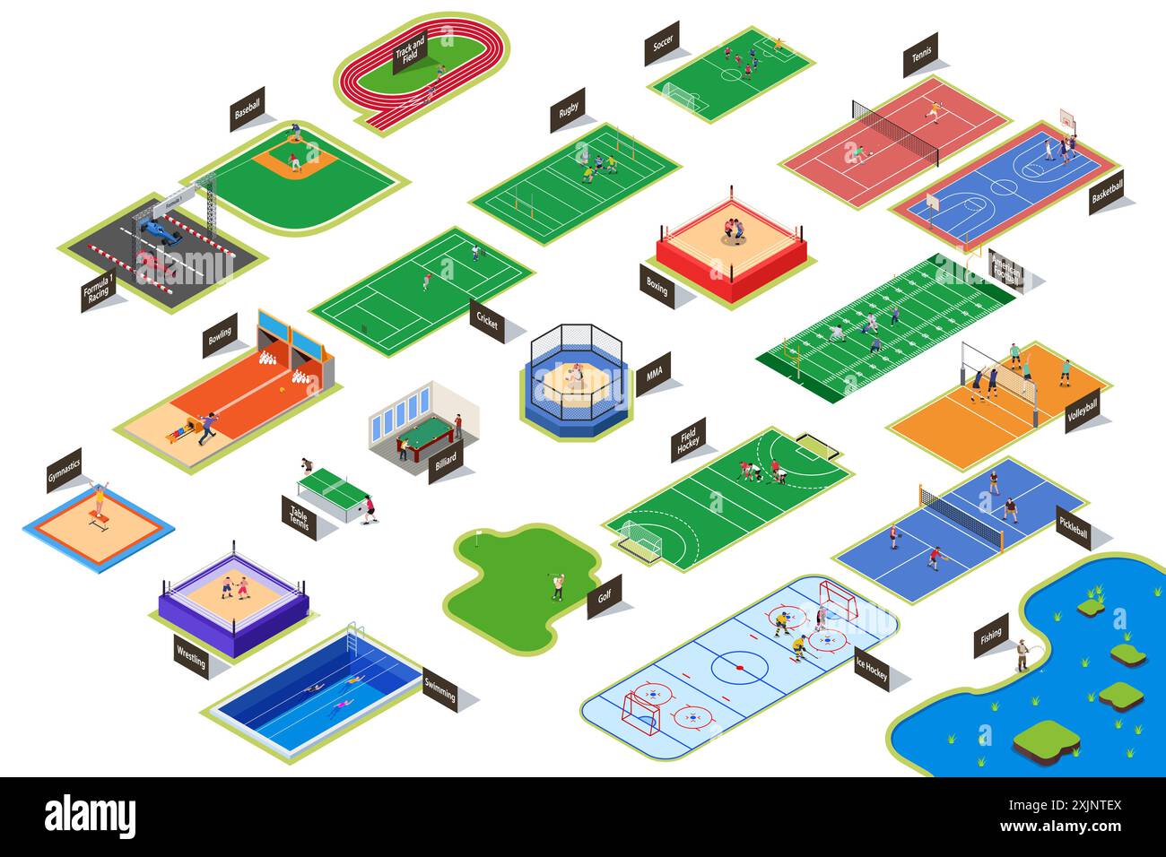 Terrains de volley Banque d'images vectorielles - Alamy