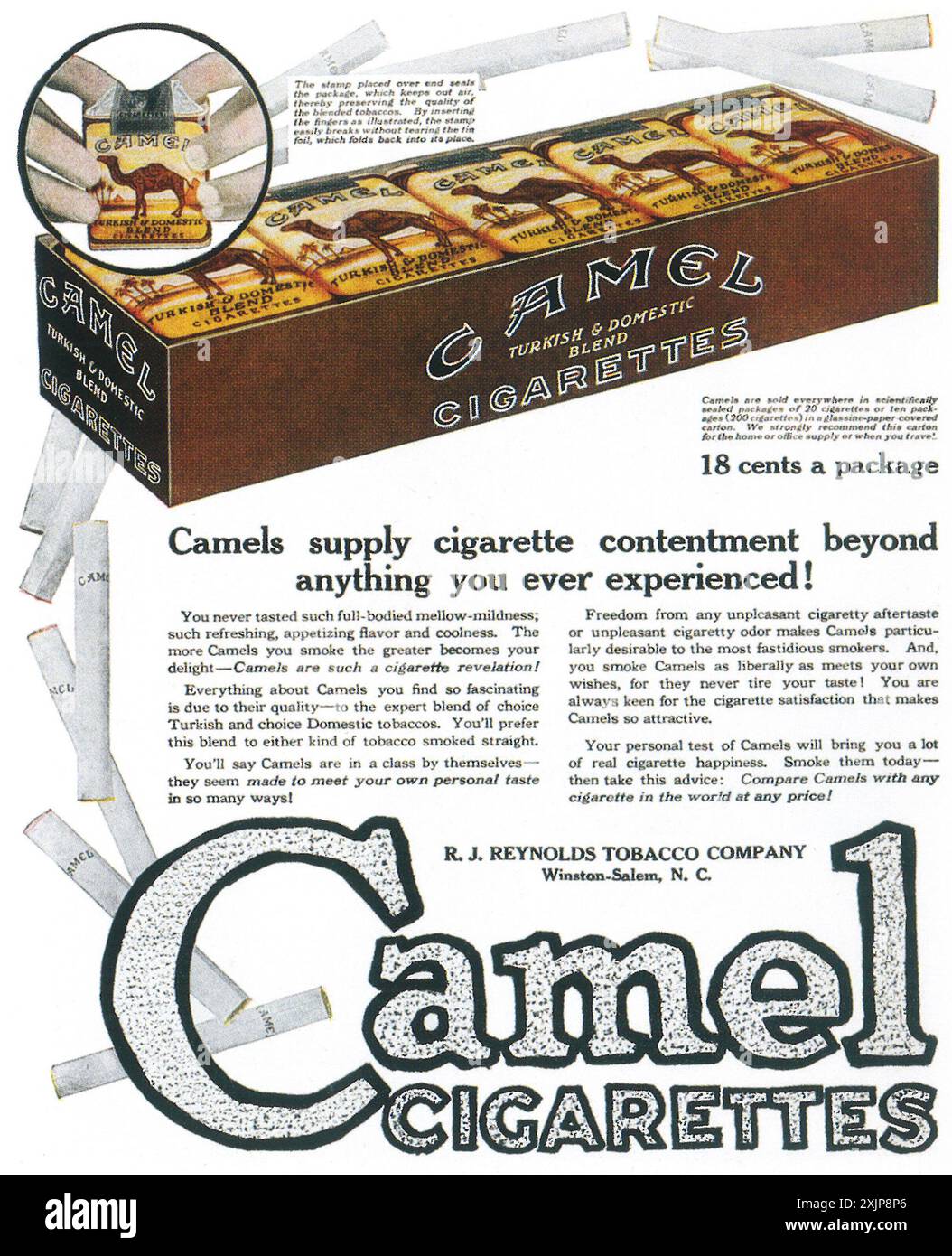 Camel cigarette et publicité Banque de photographies et d’images à ...