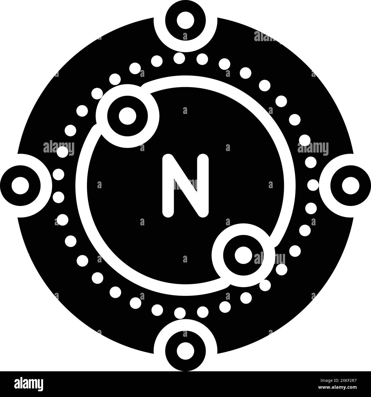 Azote formule chimique Banque d'images vectorielles - Alamy