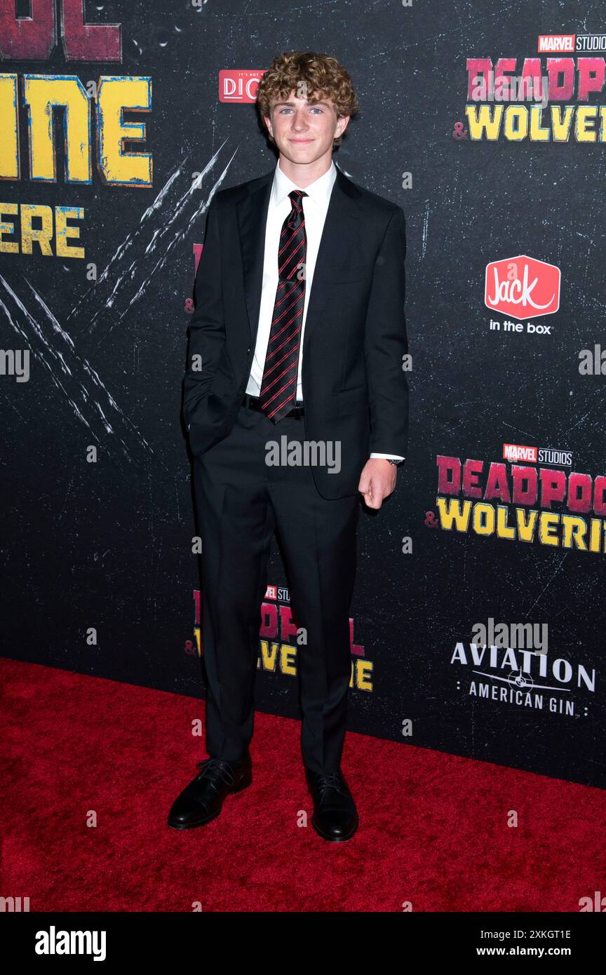 Walker Scobell BEI der Weltpremiere des Kinofilms 'Deadpool & Wolverine ...