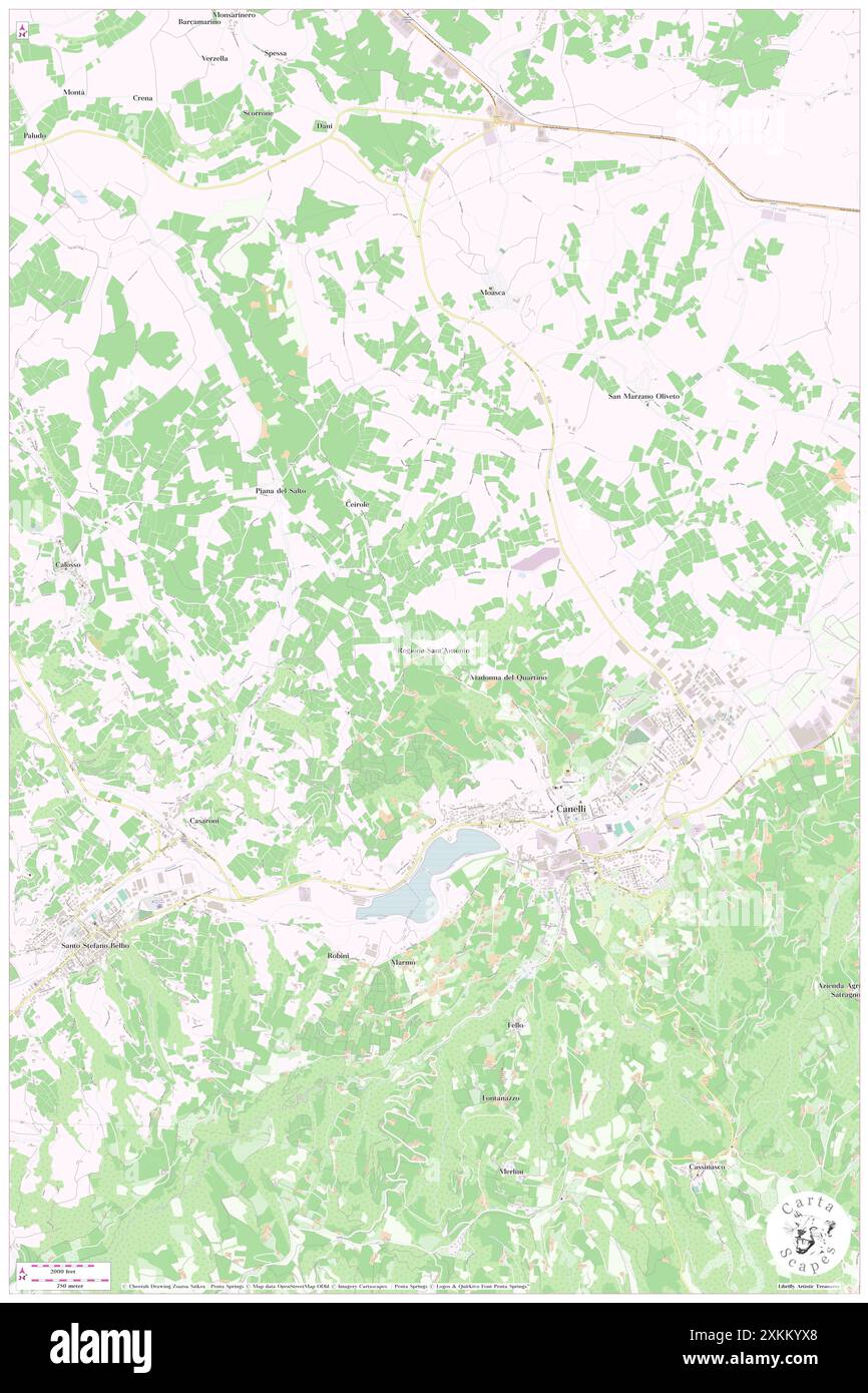Asti map Banque d'images détourées - Alamy