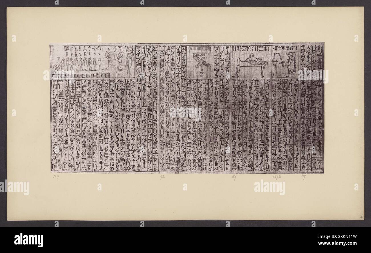 Papyrus égyptien ancien Banque de photographies et d’images à haute ...