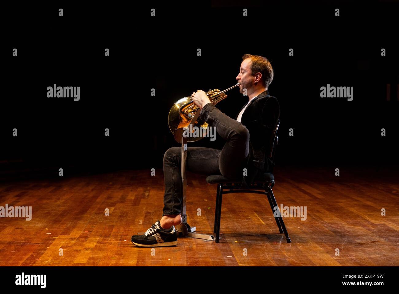 Joueur de cor Banque de photographies et d’images à haute résolution ...