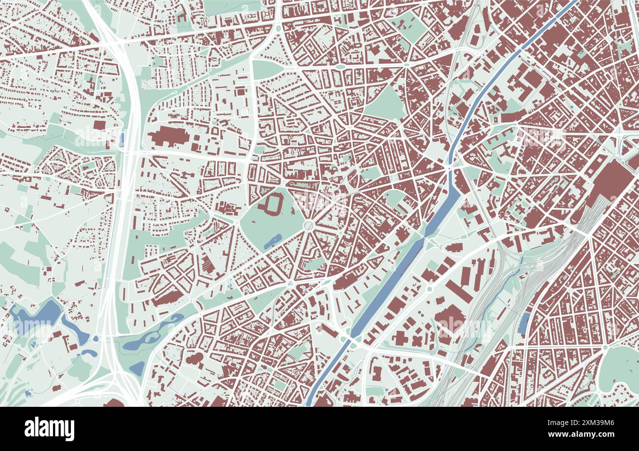 Anderlecht street map Banque de photographies et d’images à haute ...