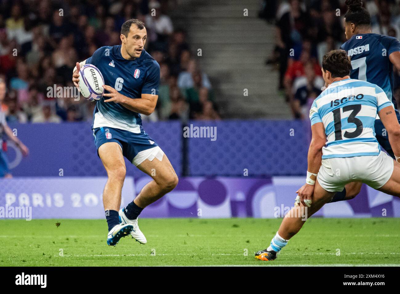 Paulin Riva (France), Rugby à sept, quart de finale masculin's entre l ...