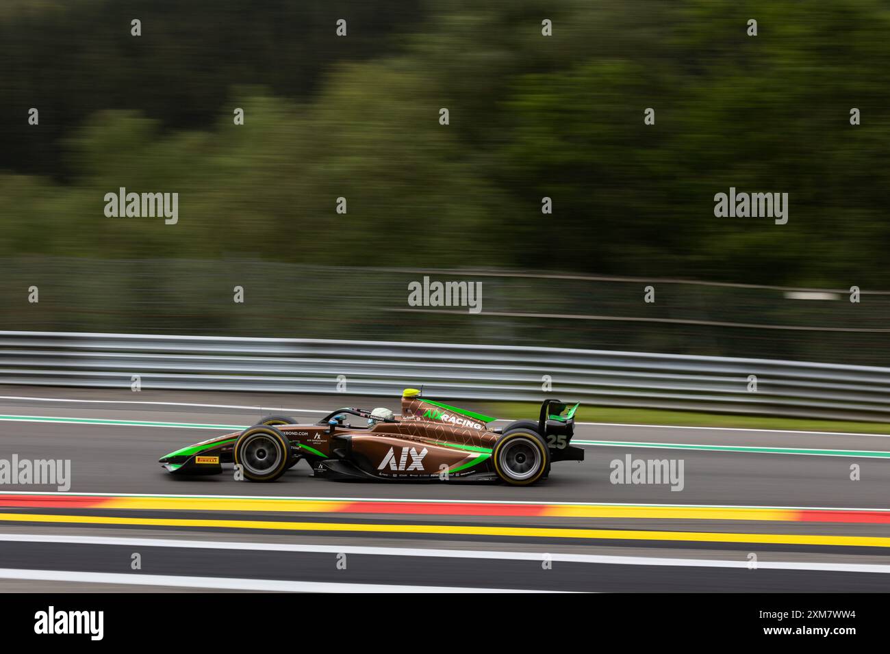 25 BARNARD Taylor (gbr), PHM AIX Racing, Dallara F2 2024, action lors ...