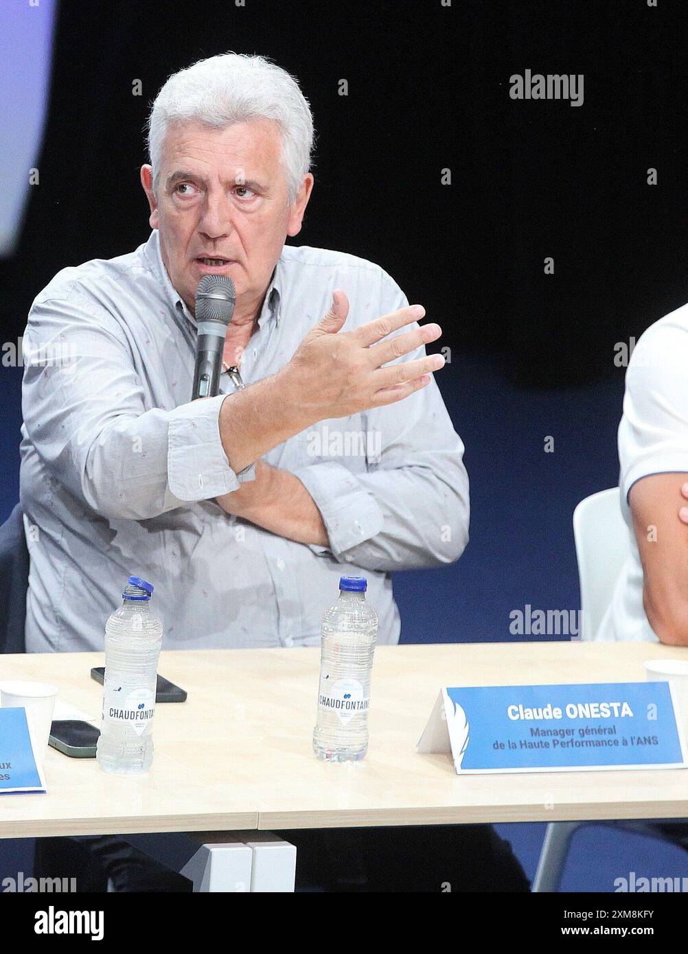 Claude Onesta au Club France lors des Jeux Olympiques de Paris 2024 le ...