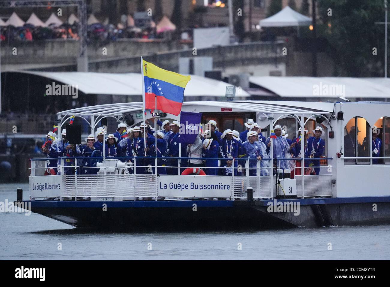 Équipe Venezuela lors de la cérémonie d’ouverture des Jeux Olympiques ...