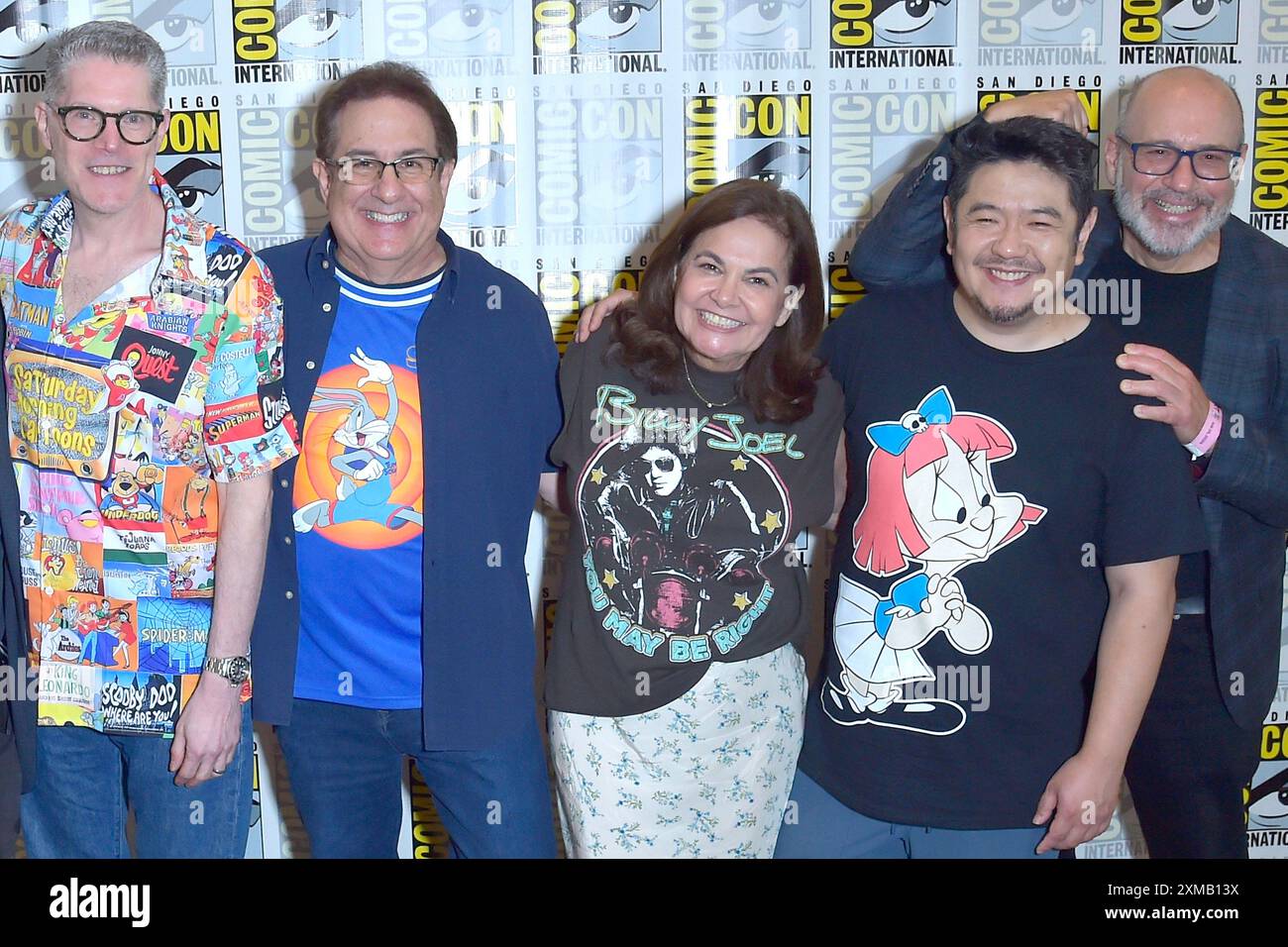 Bob Bergen, Jeff Bergman, Candi Milo, Eric Bauza und Neal Sabin beim ...