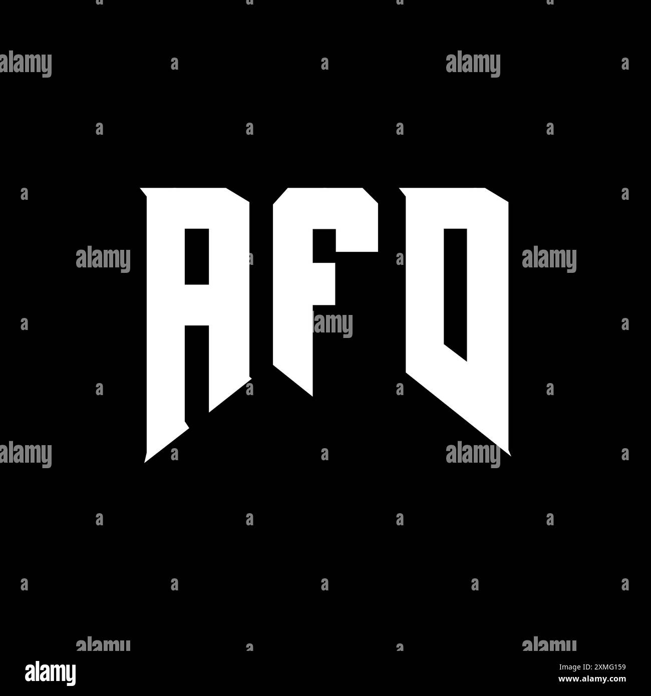 Logo afd Banque d'images noir et blanc - Alamy
