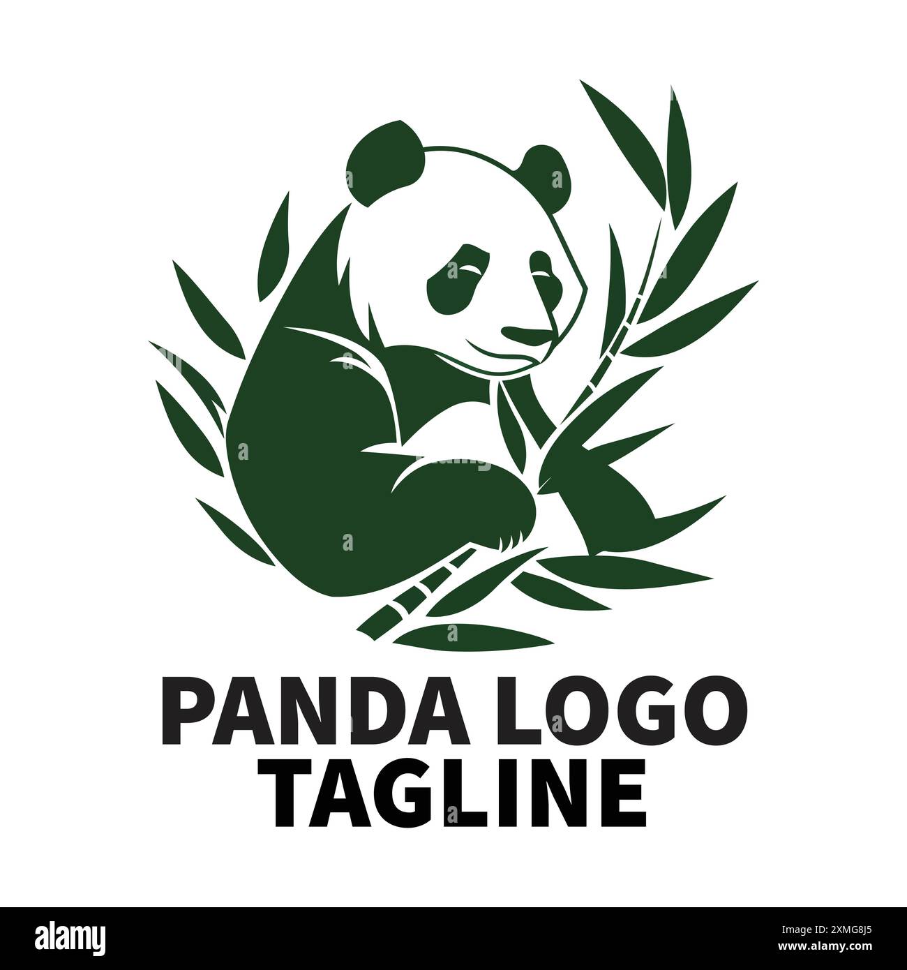 logo de panda, logo de panda minimaliste, logo de panda mignon, logo de ...