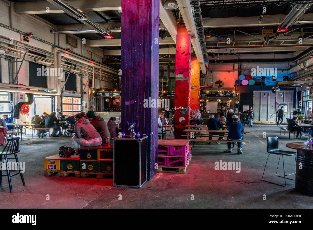 Reffen Street Food Market sur Refshaleoen à Copenhague, Danemark ...