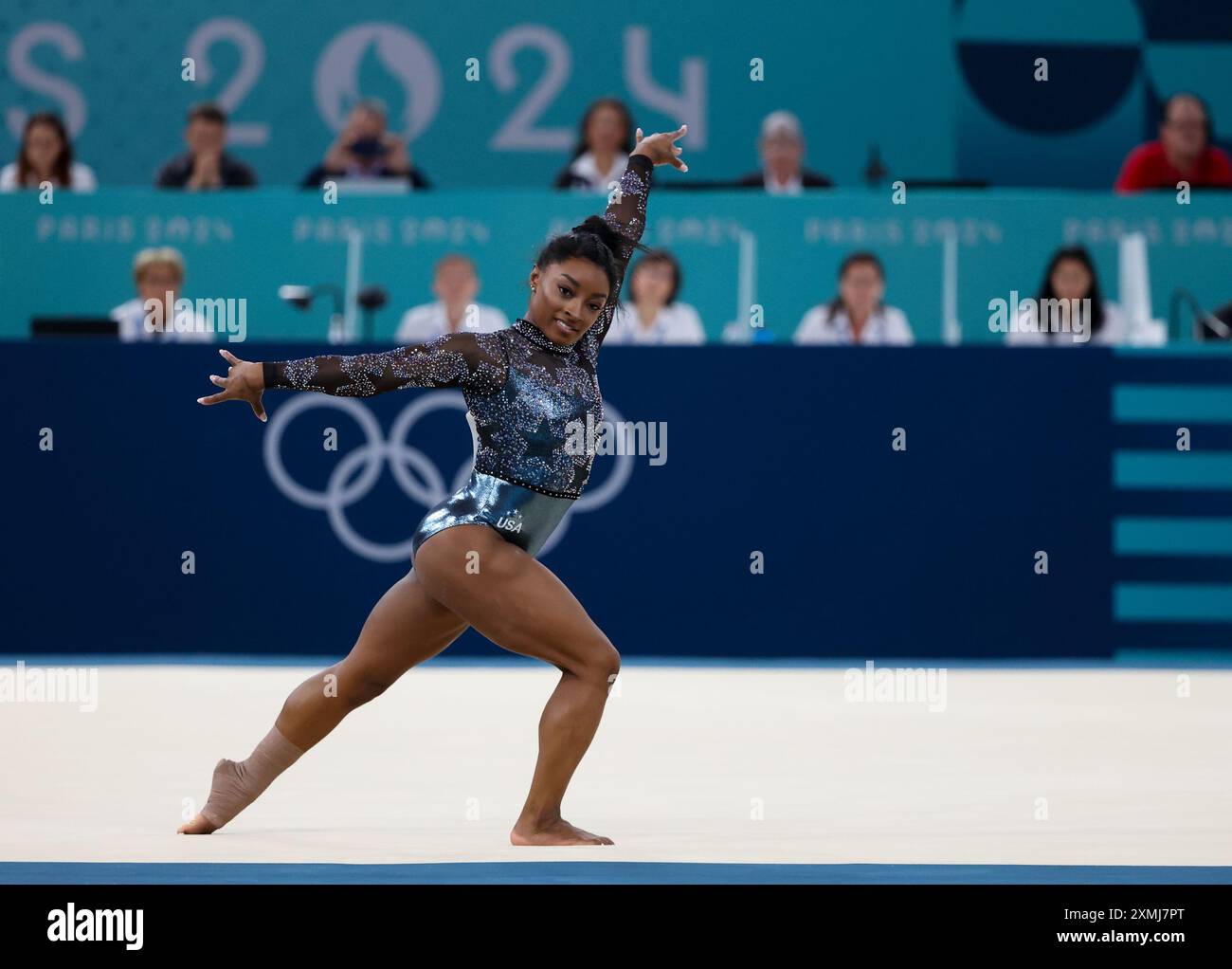 Paris, Ile de France, France. 28 juillet 2024. Simone Biles, des États ...