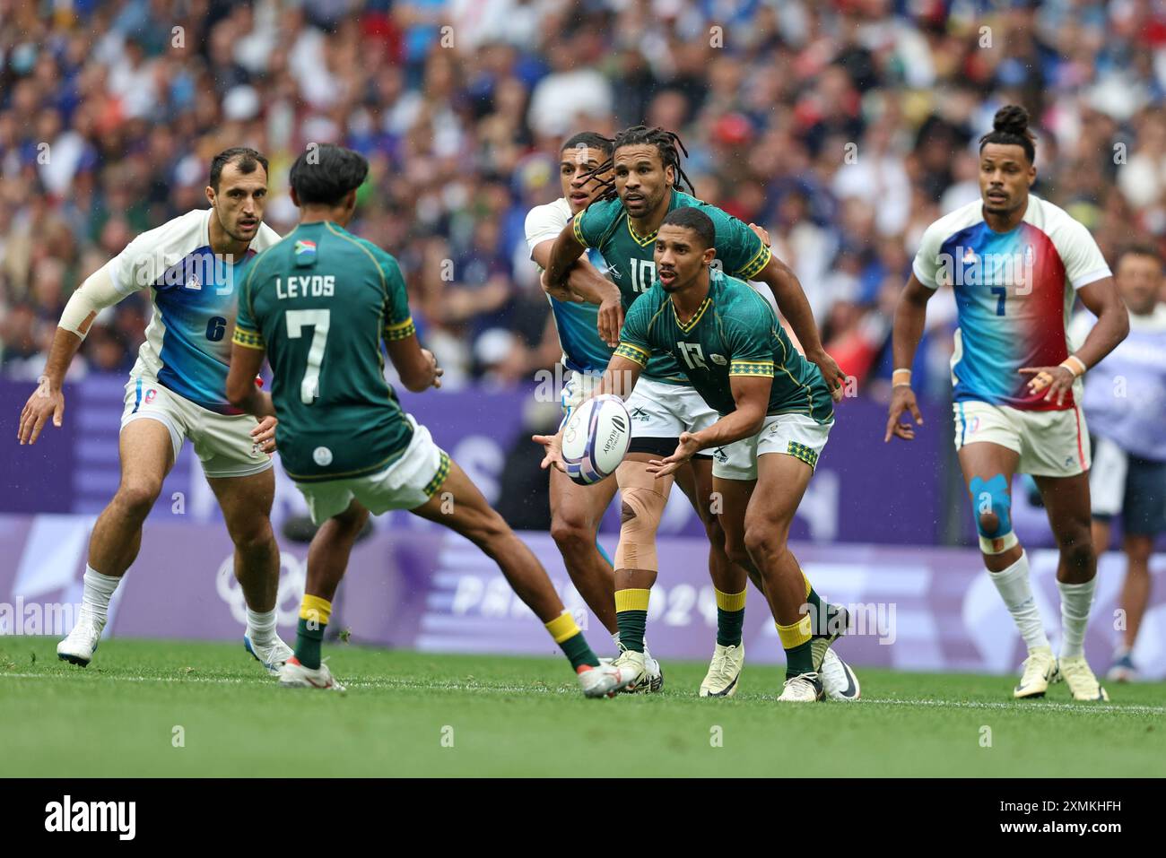 PARIS, FRANCE - JUILLET 27 : Shilton van Wyk en action lors du match de ...