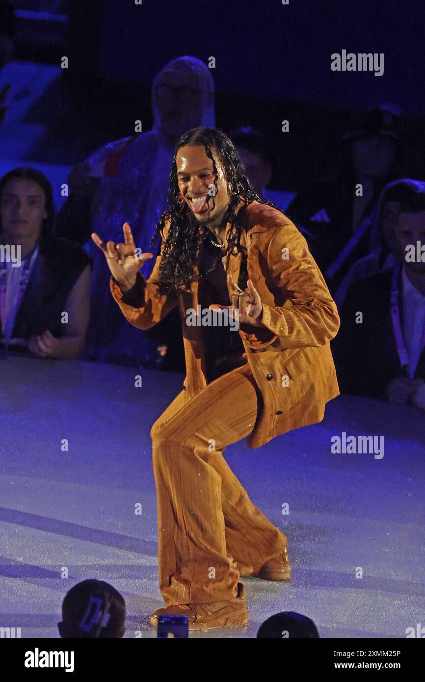 US Shaheem Sanchez, 26 JUILLET 2024 : cérémonie d'ouverture des Jeux ...