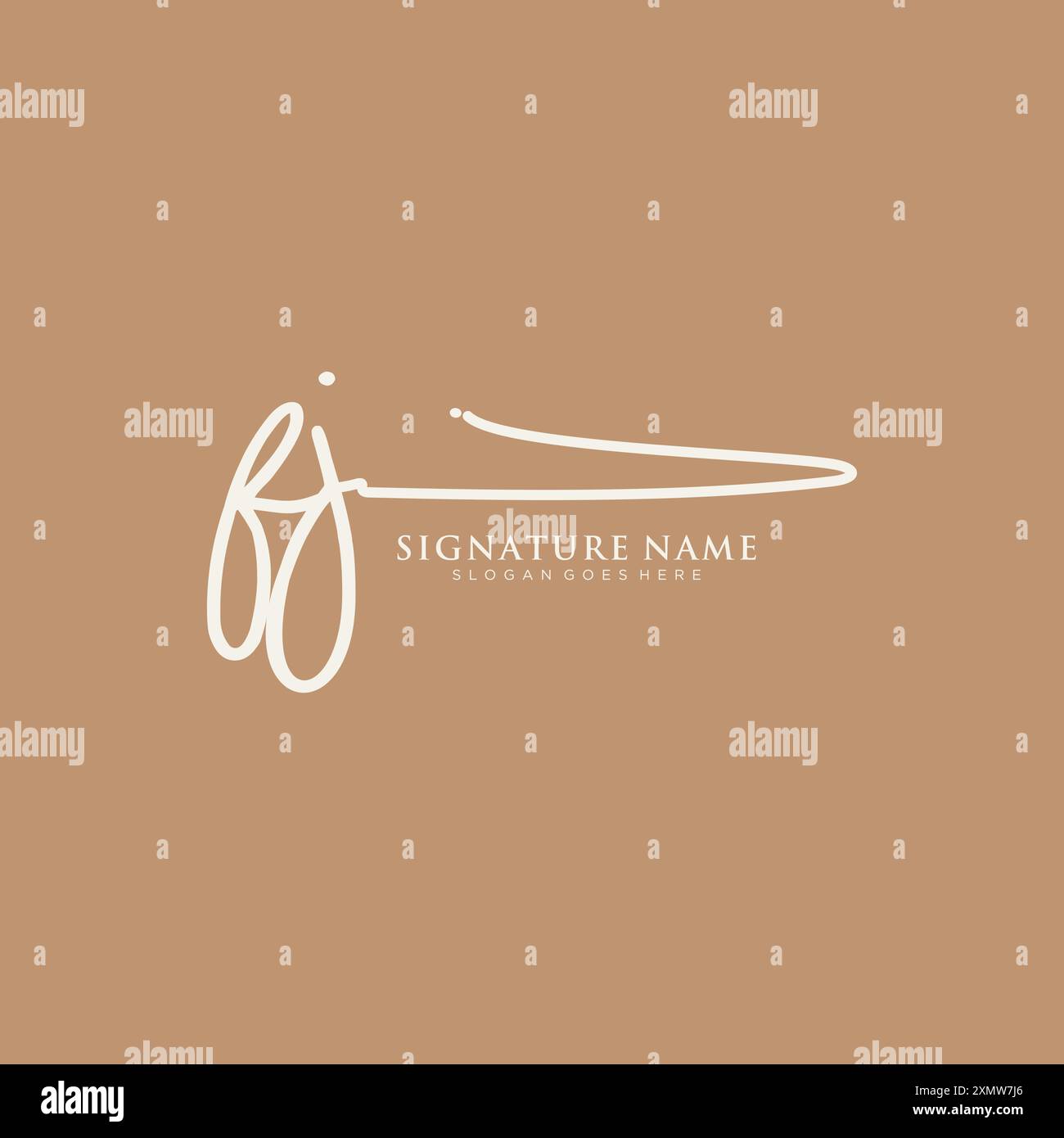 Fj signature Banque de photographies et d’images à haute résolution - Alamy