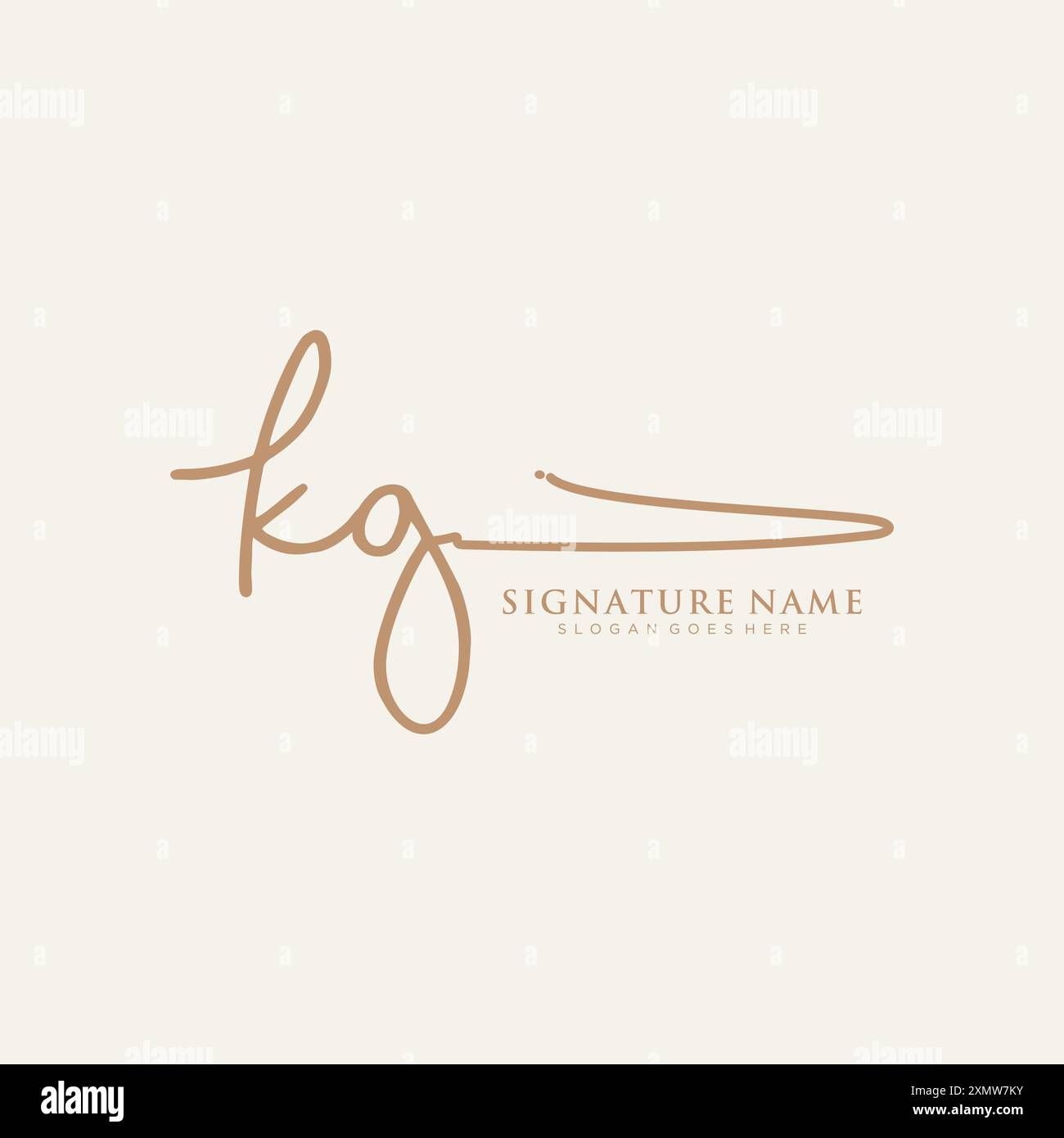 Signature kg Banque de photographies et d’images à haute résolution - Alamy