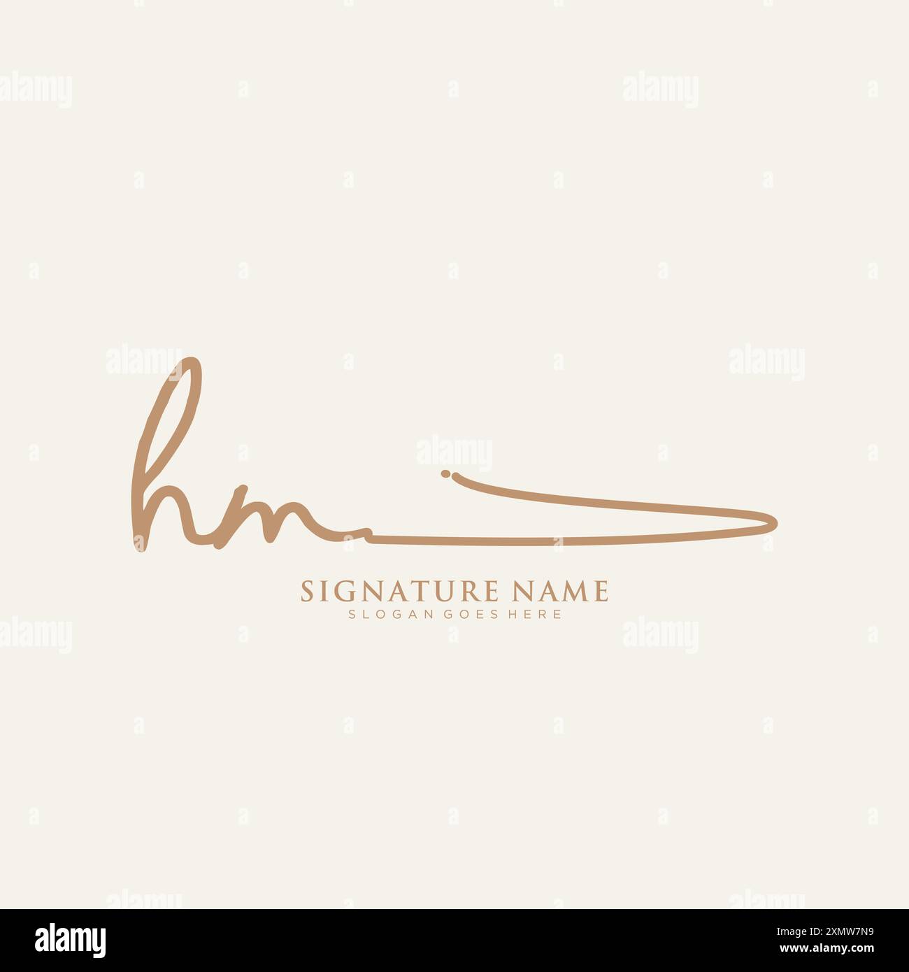 Hm signature Banque de photographies et d’images à haute résolution - Alamy