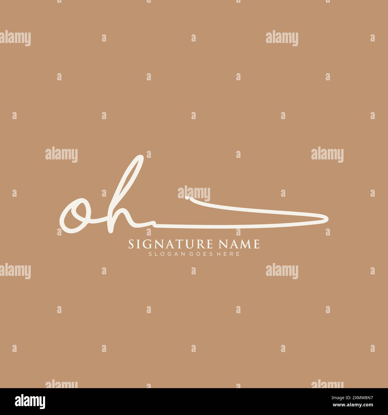 Oh logo Banque d'images vectorielles - Alamy