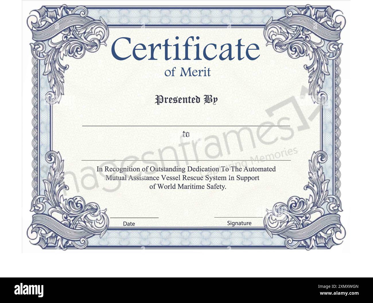 Printable certificate Banque de photographies et d’images à haute ...