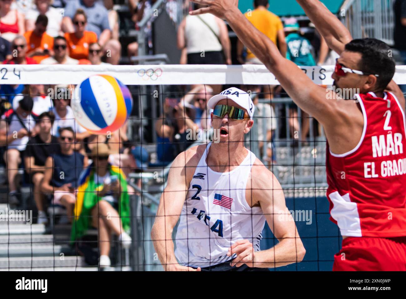 Andrew Benesh (USA), Beach volley, Men's phase préliminaire aux Jeux ...