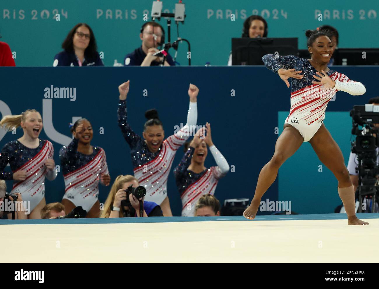 Paris, Ile de France, France. 30 juillet 2024. Simone Biles des États ...