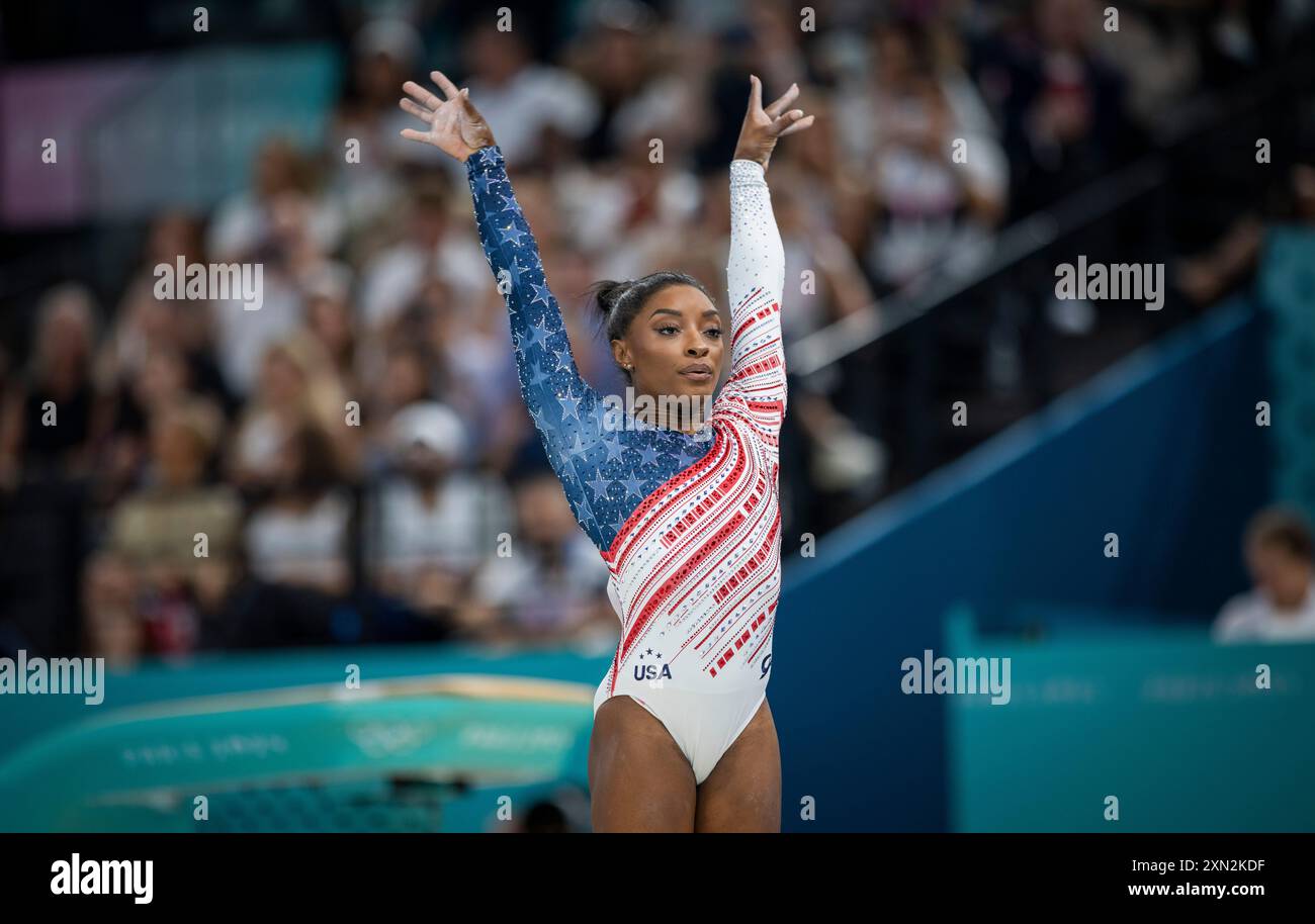 Simone biles jeux olympiques de paris Banque de photographies et d ...