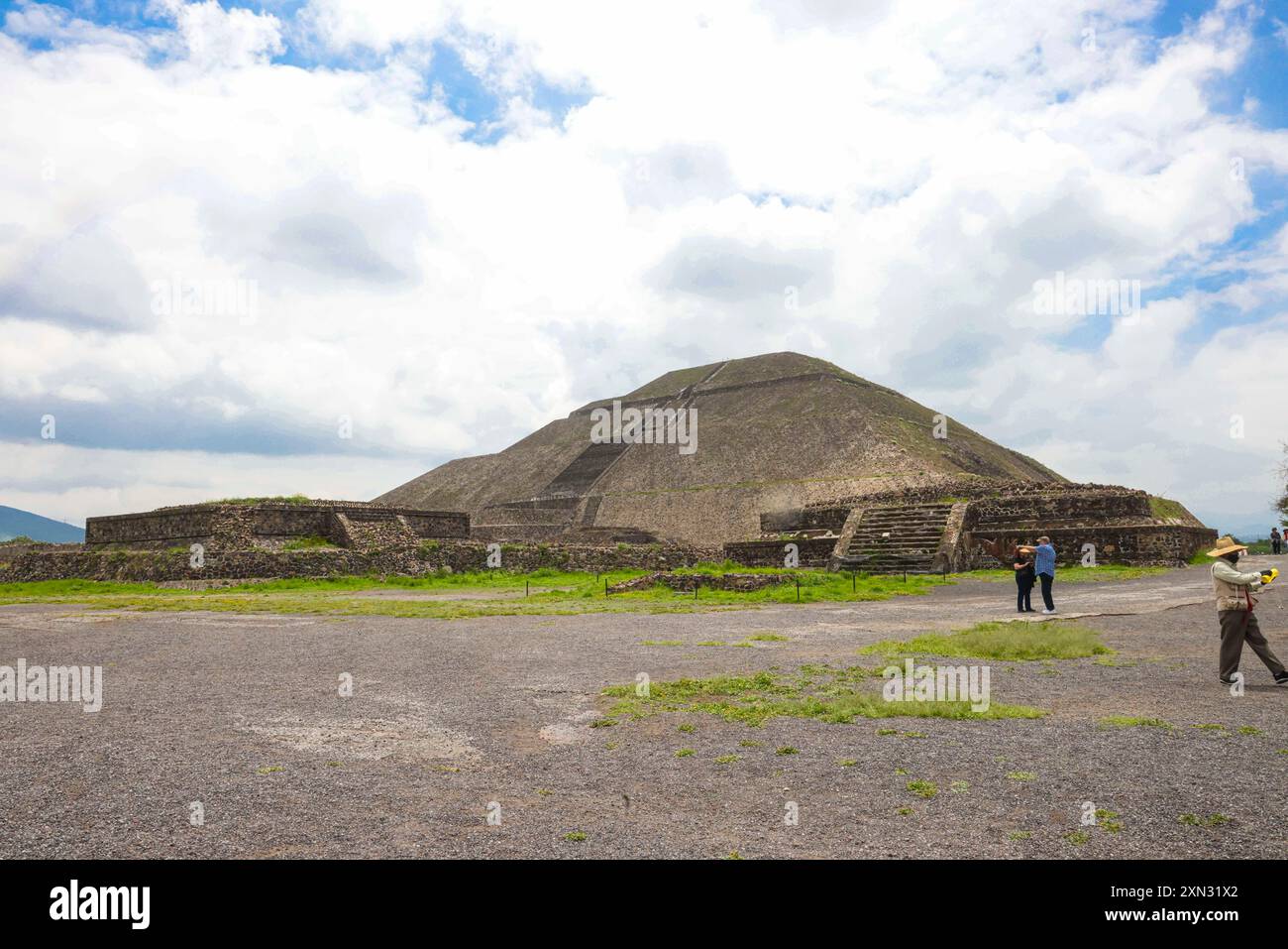 Pyramide du Soleil à San Juan Teotihuacan Mexique dans la zone ...