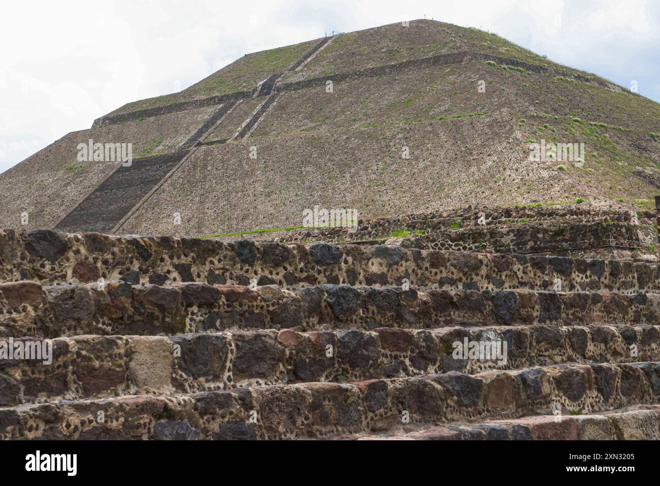 Pyramide du Soleil à San Juan Teotihuacan Mexique dans la zone ...