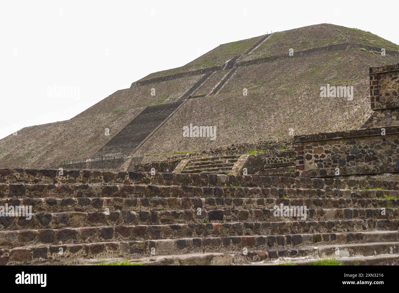 Pyramide du Soleil à San Juan Teotihuacan Mexique dans la zone ...