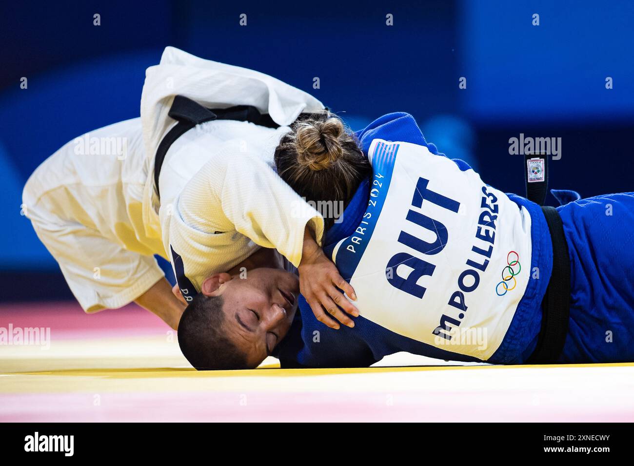 FRA, Olympische Spiele Paris 2024, Judo Damen Kampf um Bronze A, 31.07.2024 Michaela Polleres ...
