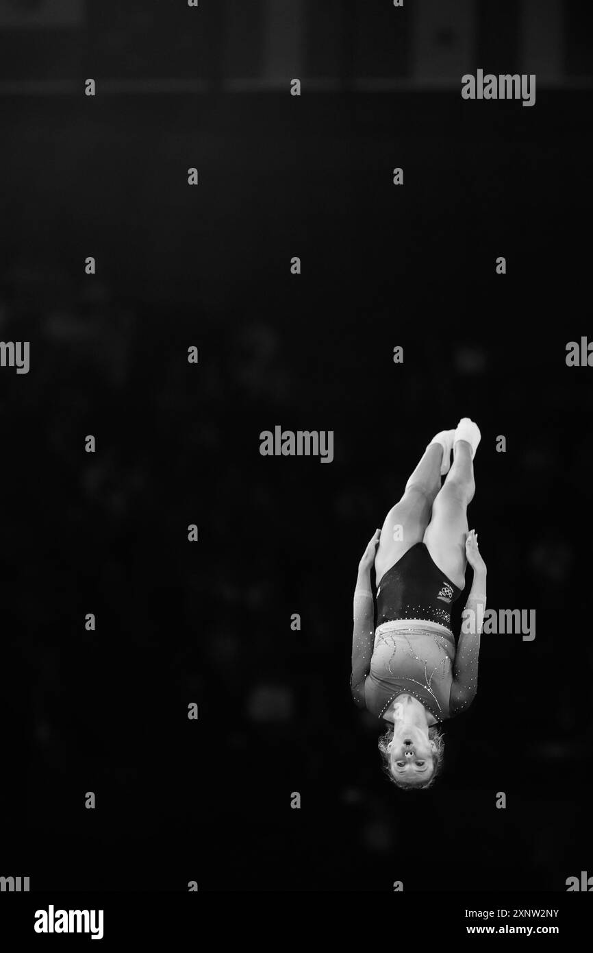 Jeux olympiques de paris 2024 Banque d'images noir et blanc - Alamy