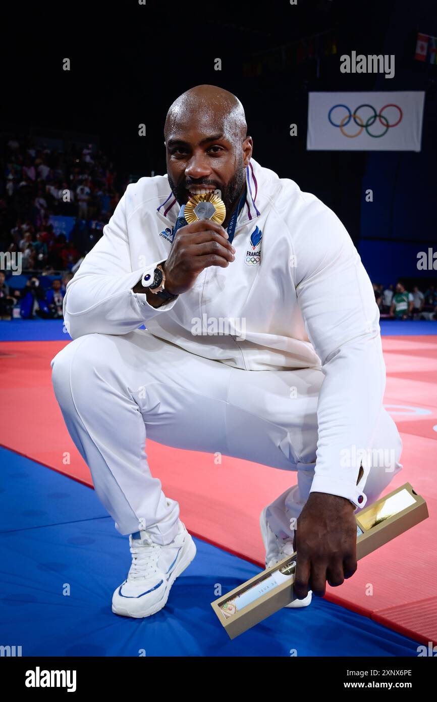 Teddy Riner ( FRA ) Médaille d'Or, Judo, hommes +100 kg lors des Jeux ...
