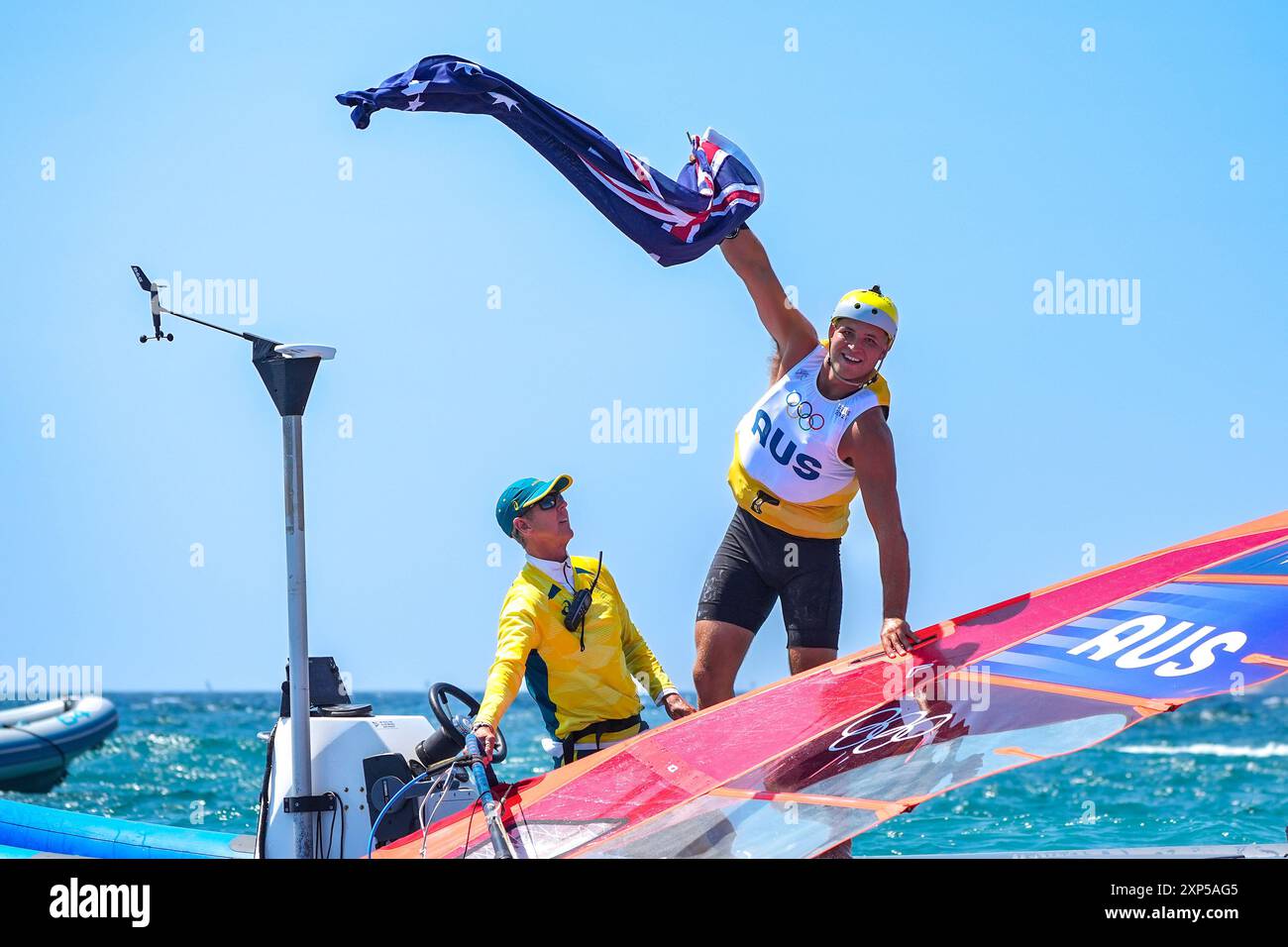 Paris, France. 3 août 2024. GRAE Morris (Australie), voile, voile ...