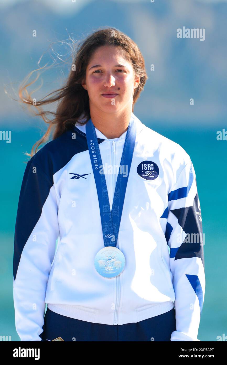 Paris, France. 3 août 2024. Sharon Kantor (Israël) Médaille d'argent ...