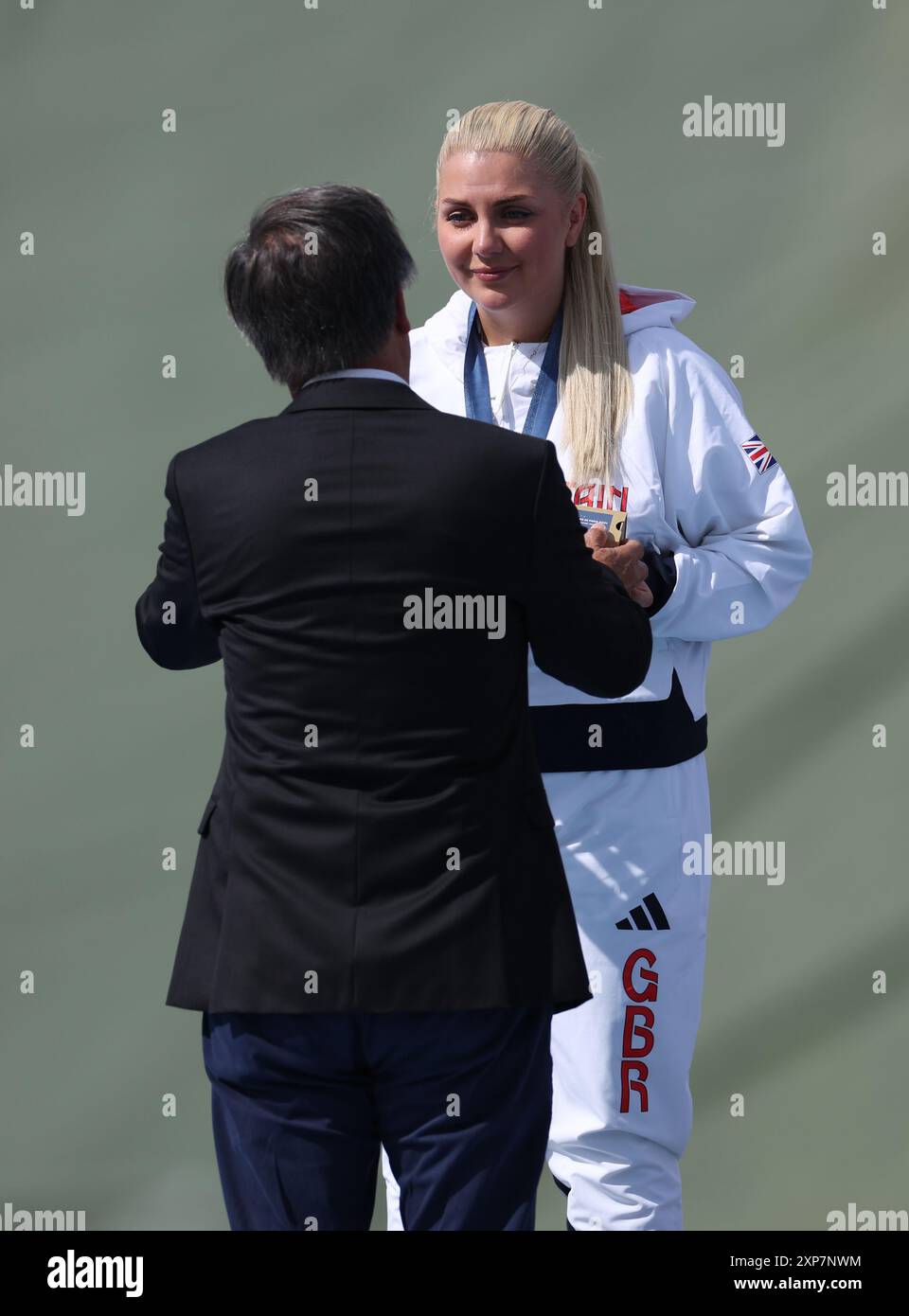 La Grande-Bretagne Amber Rutter remporte la médaille d'argent après ...