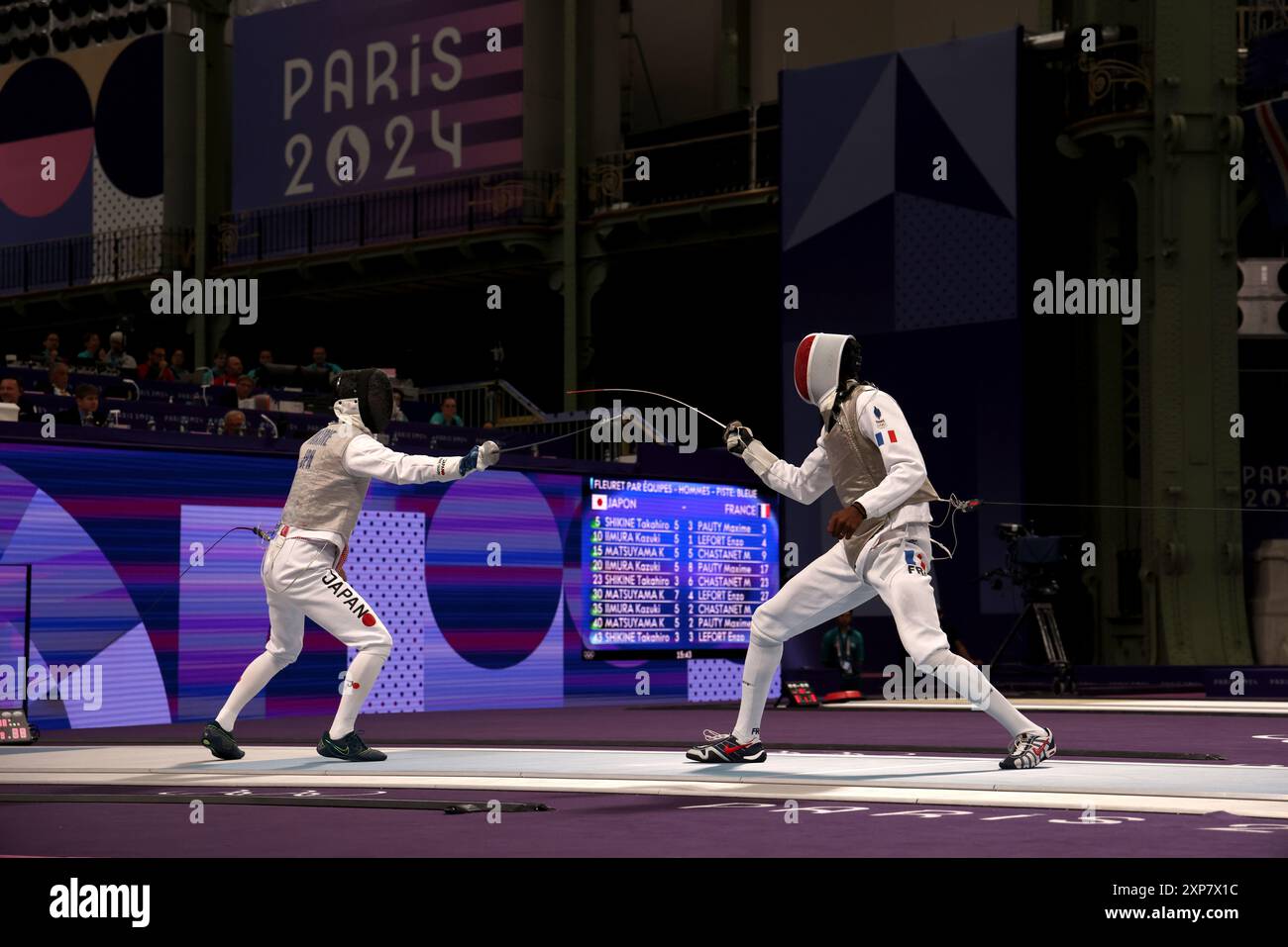 Jo paris 2024 fleuret japon Banque de photographies et d’images à haute ...