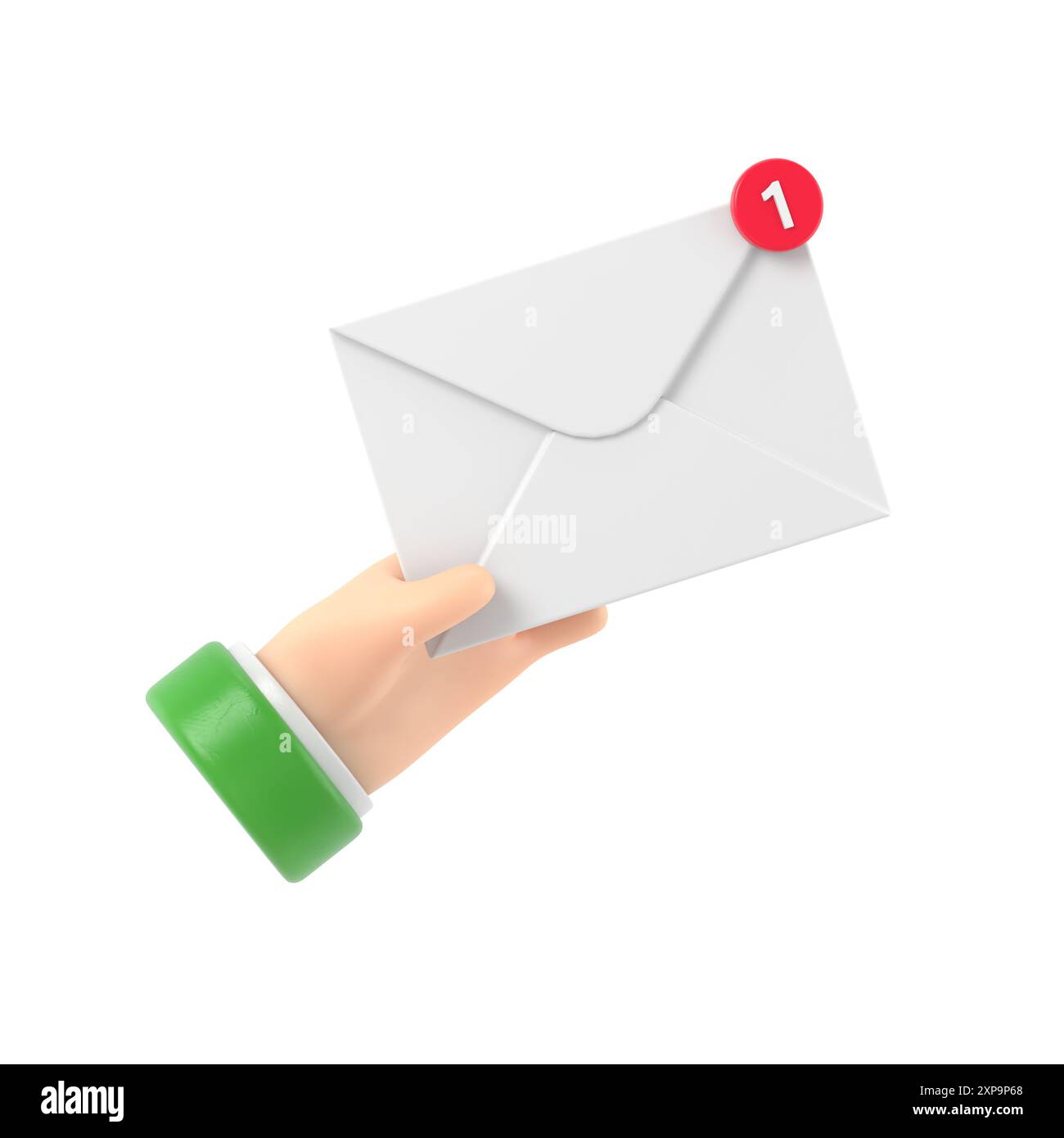 Cartoon message envelope email communication Banque de photographies et ...
