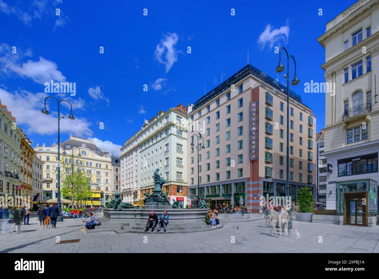 Wien, Neuer Markt, Donnerbrunnen // Vienne, Neuer Markt, Raphael donner ...